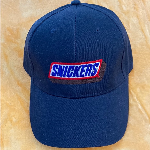 Unbranded | Accessories | Snickers Navy Blue Cap | Poshmark